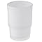 Amazon.com: Bathroom Glass Cup, Aomasi Transparent Toothbrush ...