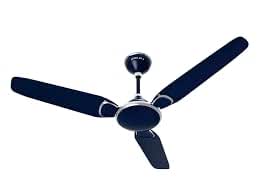 Buy Modern Ceiling Fan with 3 Blades, Navy Blue, 120 cm Online at Low ...