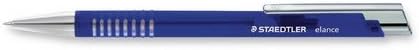 Staedtler Elance Ball Pen Retractable 1.0mm Tip 0.35mm Line Blue Ink ...