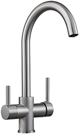 3 Way Water Filter Tap - 3 in 1 Kitchen Mixer Faucet with Swivel Spout ...
