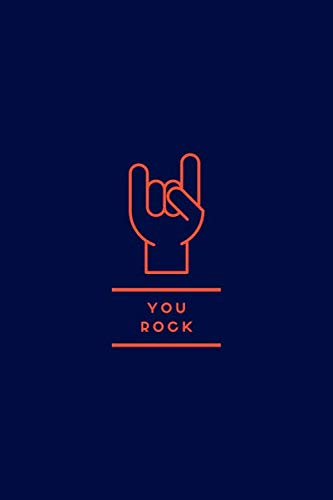 Amazon.com: YOU ROCK: Motivational Notebook, Journal, Diary, Music ...
