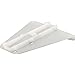 Prime-Line R 7260 Drawer Track Delta Guide, White Plastic (Single Pack ...