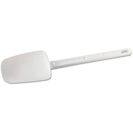 Amazon.com: Rubbermaid Commercial Spoon-Shaped Spatula, 9 1/2 in, White ...