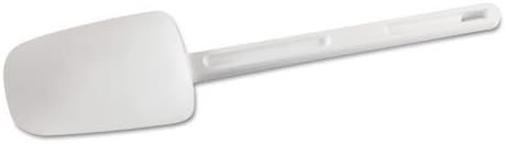 Amazon.com: Rubbermaid Commercial Spoon-Shaped Spatula, 9 1/2 in, White ...