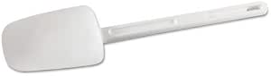 Amazon.com: Rubbermaid Commercial Spoon-Shaped Spatula, 9 1/2 in, White ...