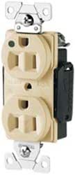 Cooper Wiring Devices AH8200V Recp HG Dup 15A 125V 2P3W Str B/Swire IV ...