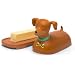 Amazon.com | BigMouth Inc Ceramic Dog Butter Dish, Brown: Butter Dishes