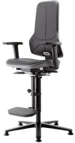 BIMOS Arbeitsdrehstuhl NEON mit Gleiter und Aufsti : Amazon.de: Küche ...