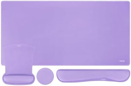 Amazon.com : 4-in-1 Gaming Mouse Pad Wrist Support Set，Desk Pad + Mouse ...