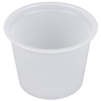 Dart 100PC 1 oz Plastic Souffle Portion Cup, Translucent, 250/Pack ...