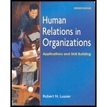 Human Relations in Organizations: Applications and Skill Building w/DVD ...