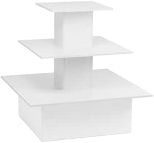 Amazon.com: Only Hangers 3 Tier Display Tables in Black, White, or ...