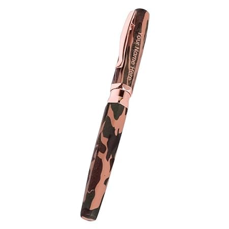 ROYAL MOUNT Metal Pen with Blue Ink Signature Pens Customize Print Name ...