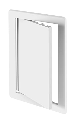 Awenta 150 x 300 mm Plastic Access Panel Door – White Opening Flap ...
