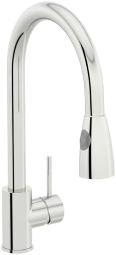 Schon Barra Pull Out Kitchen Mixer tap - Chrome Pull Out Spray Kitchen ...