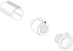 Moen 15972 Part Stop Tube Chateau Posi-Temp Tub and Shower - Bathtub ...