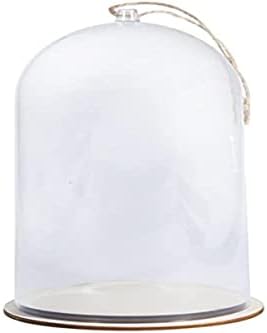 Rayher Cloche avec socle, transparent, 1 pce., plastique, Ø 11cm, H ...