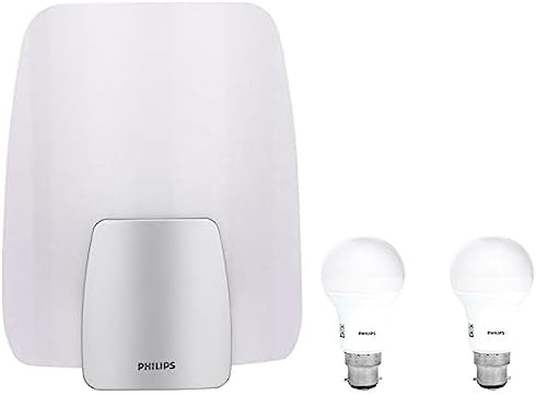 Buy PHILIPS 12W B22d LED Golden Yellow Bulb, Pack of 2 Non-Rechargeable ...