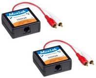 Amazon.com: MuxLab 500028 RCA Stereo Audio Hi-Fi Balun 2-Pack : Electronics