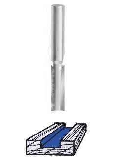 Whiteside 1085 1/2" Shank, Double Flute, Straight Router Bit (Cutting ...