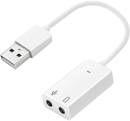 VYAR USB Sound Card | External Stereo Sound Card with 3.5 mm Headphone ...