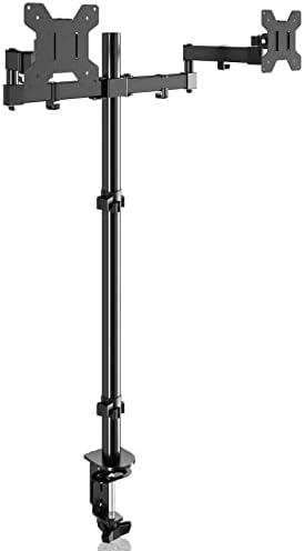 VIVO Dual Monitor Stand Up Desk Mount Extra Tall 39 inch Pole, Fully ...