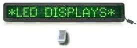 Amazon.com : 7x80 LED Semi-Outdoor Ultra-Bright Sign - Green : Sign And ...