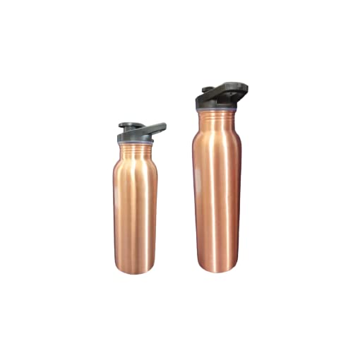 arann-Virgin Copper water bottle-Sipper Combo (750ML,950ML) : Amazon.in ...