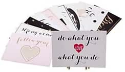 Amazon.com: See Jane Work Desktop Easel with Motivational Cards ...
