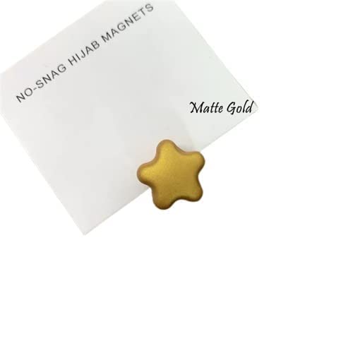 The Modest Store – Set of 1 Star Magnetic Brooch | Matte Finish ...