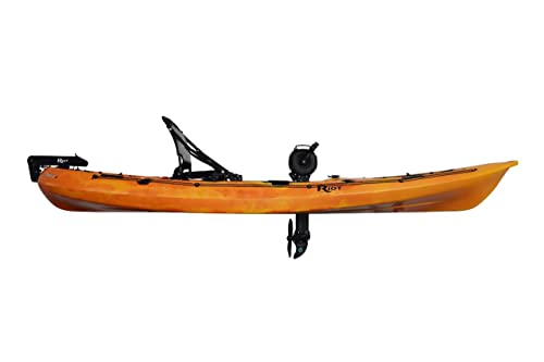 ‎Riot Kayaks Mako 12' Fishing Yak with Impulse Pedal Drive, Orange ...