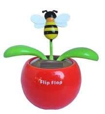 New Solar Powered Flip Flap Swing Bee : Amazon.in: Toys & Games