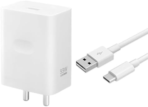 AVAXON Fast 33W SuperVOOC Charging Adapter with USB to Type C Cable ...