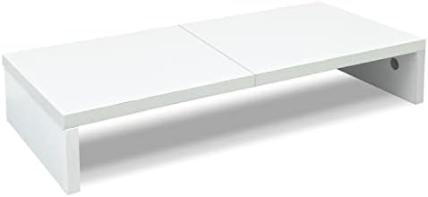 Amazon.com: KINLINK Solid Wood Monitor Stand Riser, Monitor Riser with ...