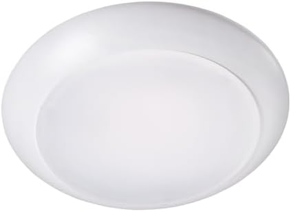 Topaz 6" LED Surface Mount Disk Light, 15W, Dimmable, White, 3000K ...
