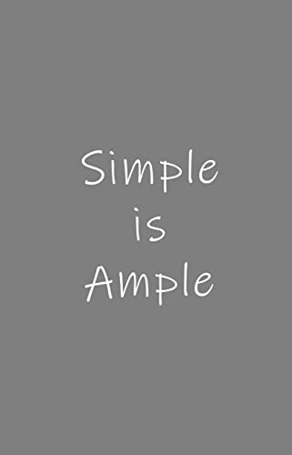 Simple is Ample eBook : Deginal, Neeraj : Amazon.in: Books