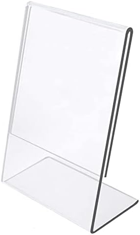 A4 Acrylic Tent Card Display Stand - A4 Paper & Photo Frame Holder ...