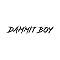 Amazon.com - Generic Cartat2s Dammit Boy Vinyl Decal Windshield 36X5 ...