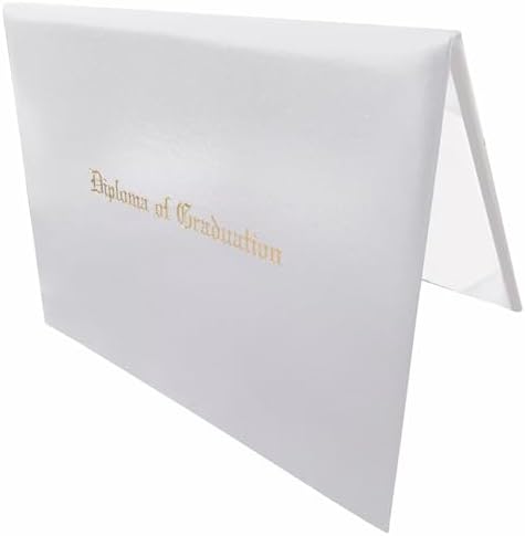 Amazon.com : Goprety Smooth Leather Imprinted Diploma Cover for ...