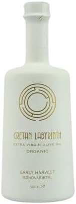 Amazon.com : CRETAN LABYRINTH Organic Early Harvest 2025 Extra Virgin Olive Oil Extremely High ...