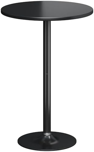 Amazon.com: Flamaker Round Bistro Pub Table 2 Pack Modern Style Metal ...
