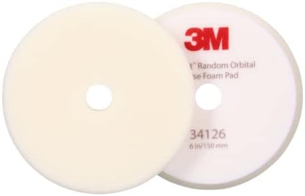 Amazon.com: 3M Perfect-It Random Orbital Foam Compounding Pad, 6"/150 ...