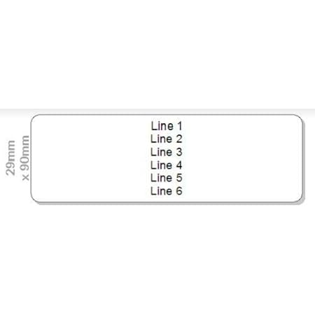 Custom Printed Self Adhesive Address Labels (10) : Amazon.co.uk ...