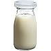 Chef-hub 12 X 100Ml Classic School Glass Mini Milk Bottles Weddings ...