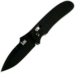 Amazon.com : Snody Axis Folder, G-10 Handle, Black Blade, Plain ...