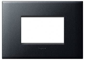 Legrand 575722 - Graphite Cover Plate With Frame 3 Module : Amazon.in ...