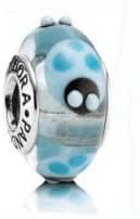 Amazon.com: Pandora Blue Ladybugs Glass Murano Bead Charm Great Gift ...