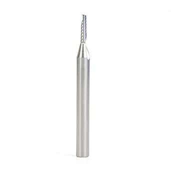 Amana Tool - 57302 Metric Solid Carbide CNC Spiral 'O' Single Flute ...