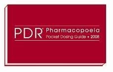 PDR Pharmacopoeia Pocket Dosing Guide 2008 (Pdr Pharmacopoeia Pocket ...