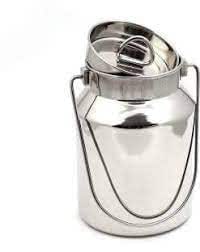 Buy Stainless Steel Milk Dolchi/Oil Container/Ghee barni (1.5 Litre ...